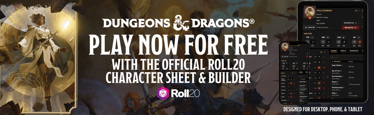 Free D&D Character Creator | Roll20