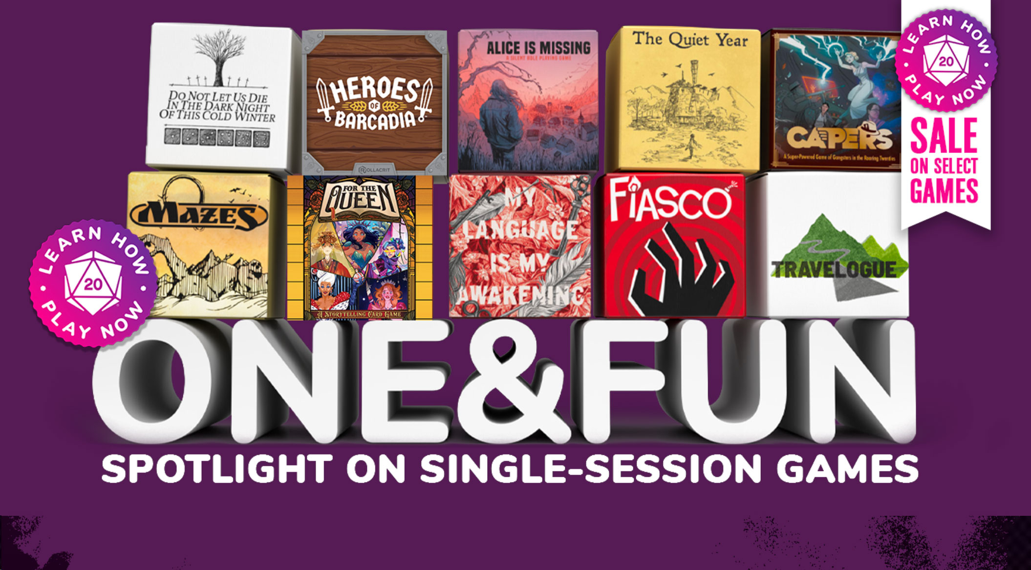 One and Fun Games to Play on Roll20